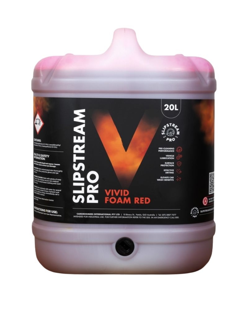 SlipStream Pro Vivid Foam Red 20L | Slipstream Car Care